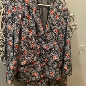Suits & Blazers | Copy Mens Halloween Spider Web Suit W Tie Blazer ...